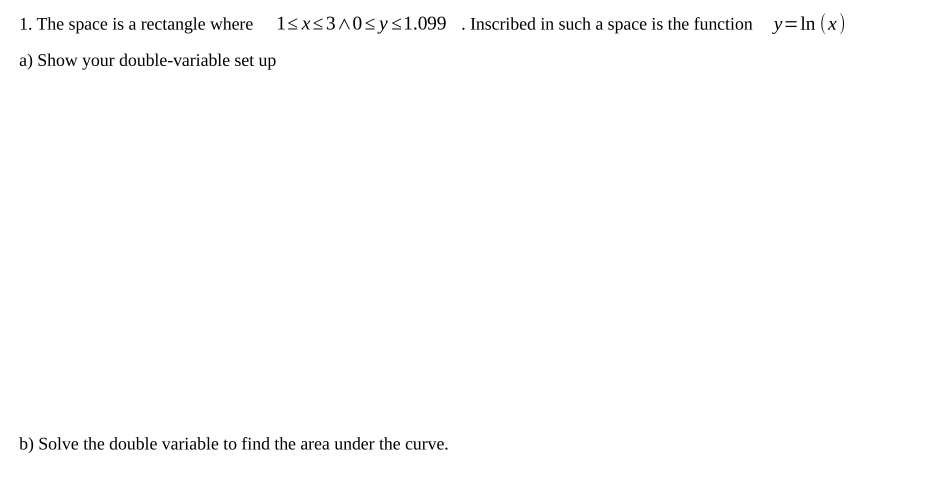 Solved 1. The space is a rectangle where 15x5340sys1.099 . | Chegg.com