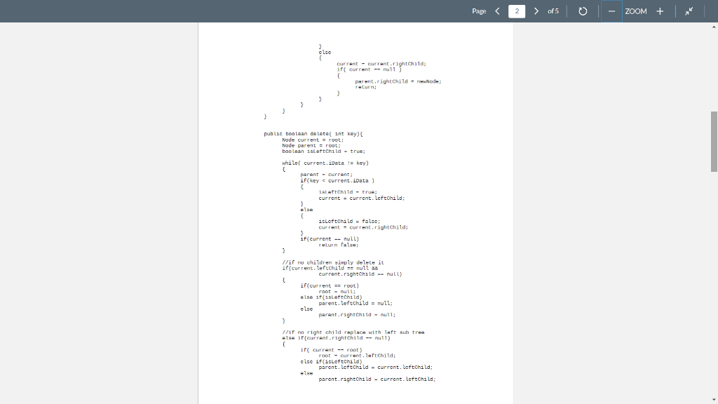 Solved JAVA In the Program BST.java shown below add the | Chegg.com