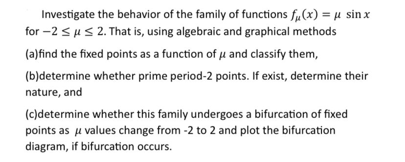 Solved Investigate the behavior of the family of functions | Chegg.com