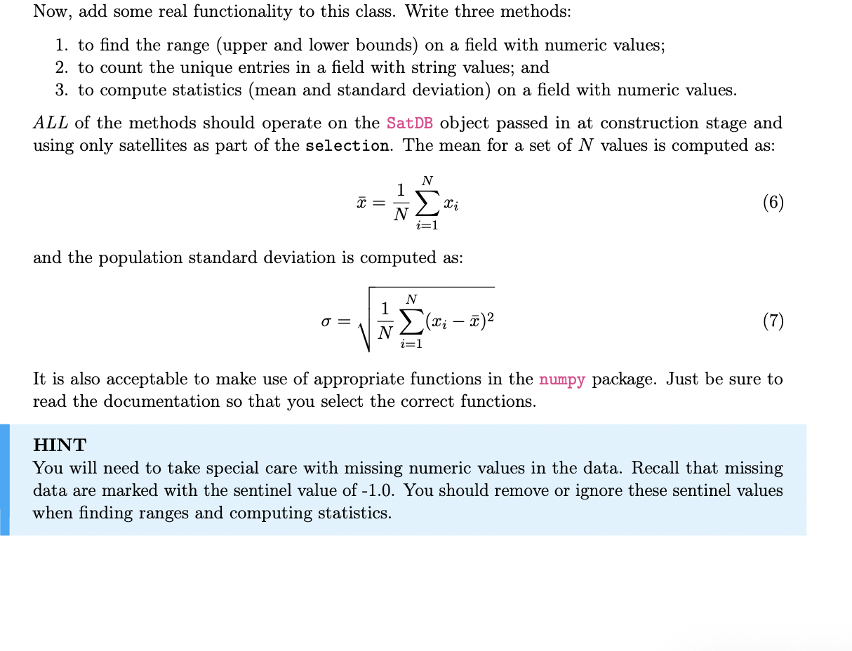 Solved Now, add some real functionality to this class. Write | Chegg.com