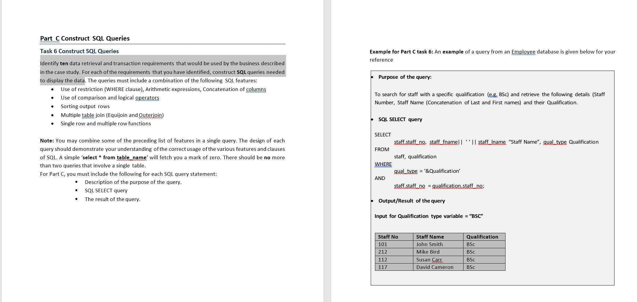 Solved Complete task 6: Identify ten data retrieval and | Chegg.com