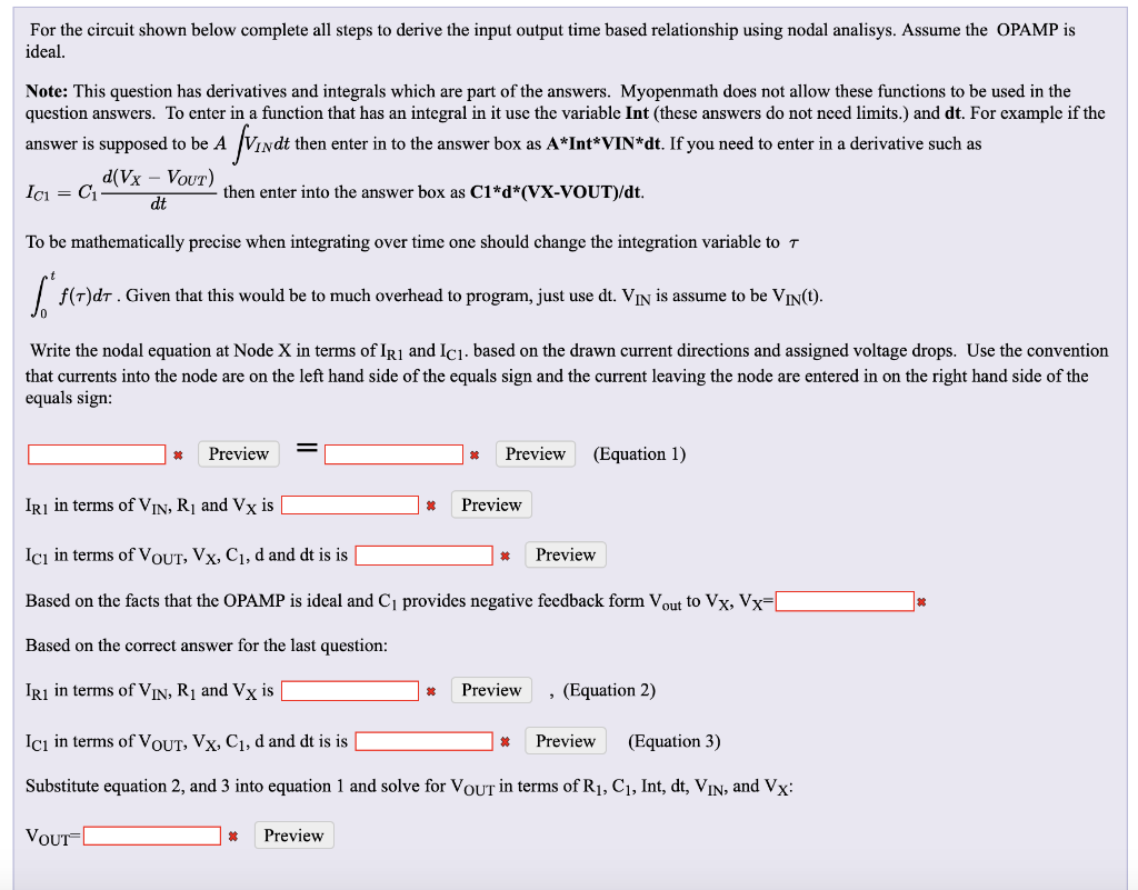 For the circuit shown below complete all steps to | Chegg.com
