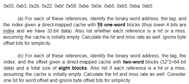 Solved 0x03, Oxb3, 0x2b, 0x22, Oxbf, Ox58, Oxbe, Oxoe, Oxb5, | Chegg.com
