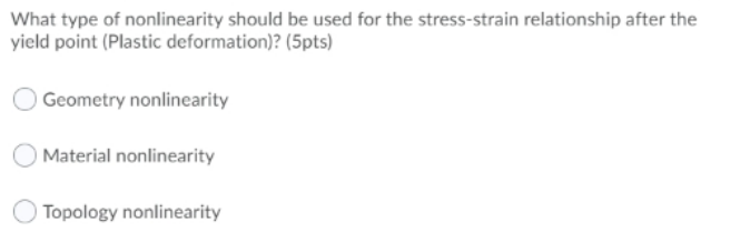 Solved What type of nonlinearity should be used for the | Chegg.com