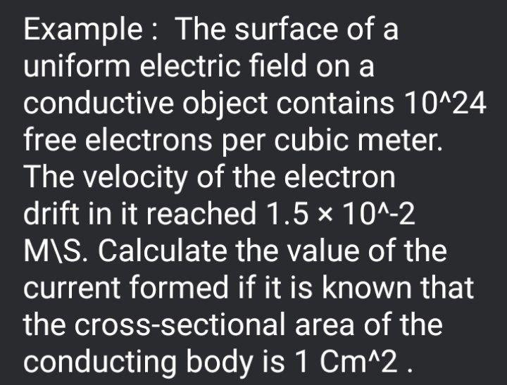 Solved Example : The surface of a uniform electric field on | Chegg.com
