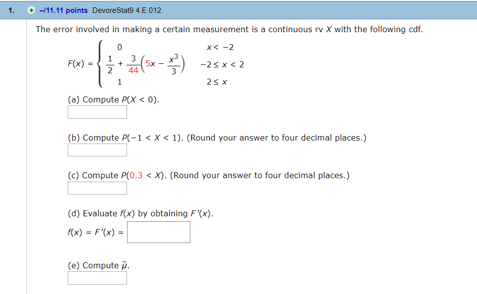 Solved The error involved in making a certain measurement is | Chegg.com