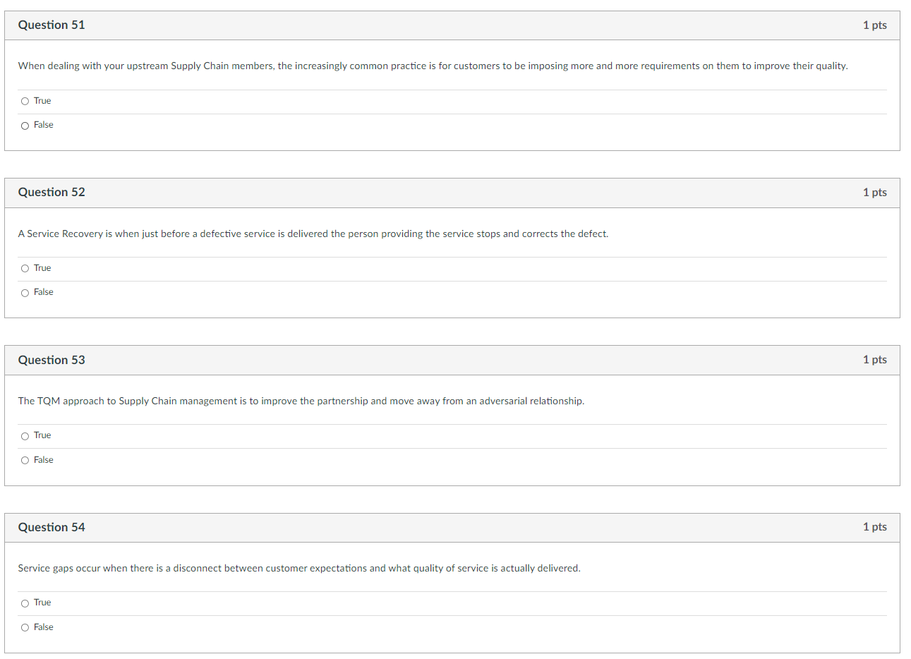 Solved Question 51 1 pts When dealing with your upstream | Chegg.com