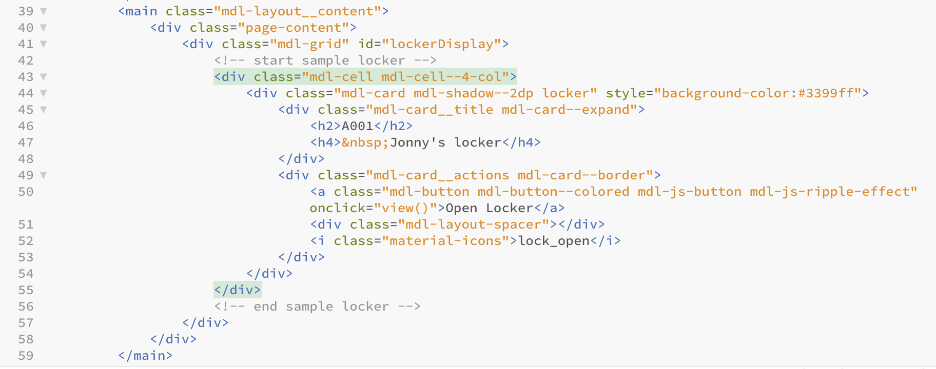 Task 3: Display All Lockers Here, we will write some | Chegg.com