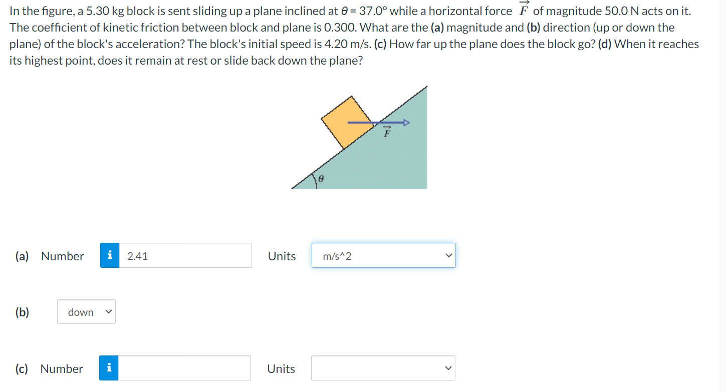 Solved In the figure, a 5.30kg ﻿block is sent sliding up a | Chegg.com