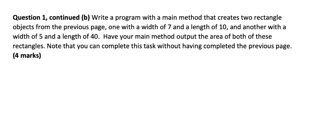 Solved Rectangle -width: double -length double +Rectangle | Chegg.com