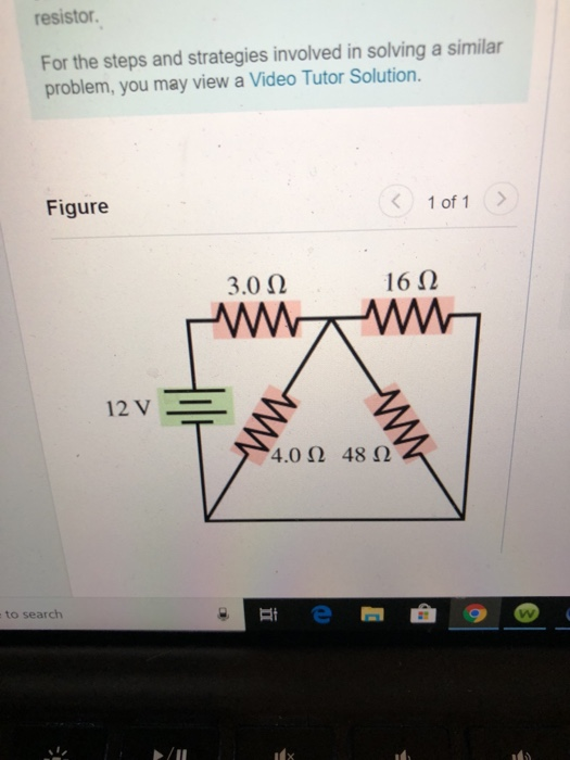 Solved resistor For the steps and strategies involved in | Chegg.com