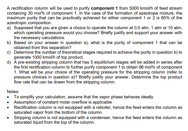 Solved A binary liquid solution containing components 1 and | Chegg.com