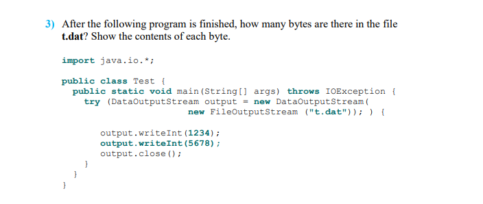 Solved 3) After the following program is finished, how many | Chegg.com
