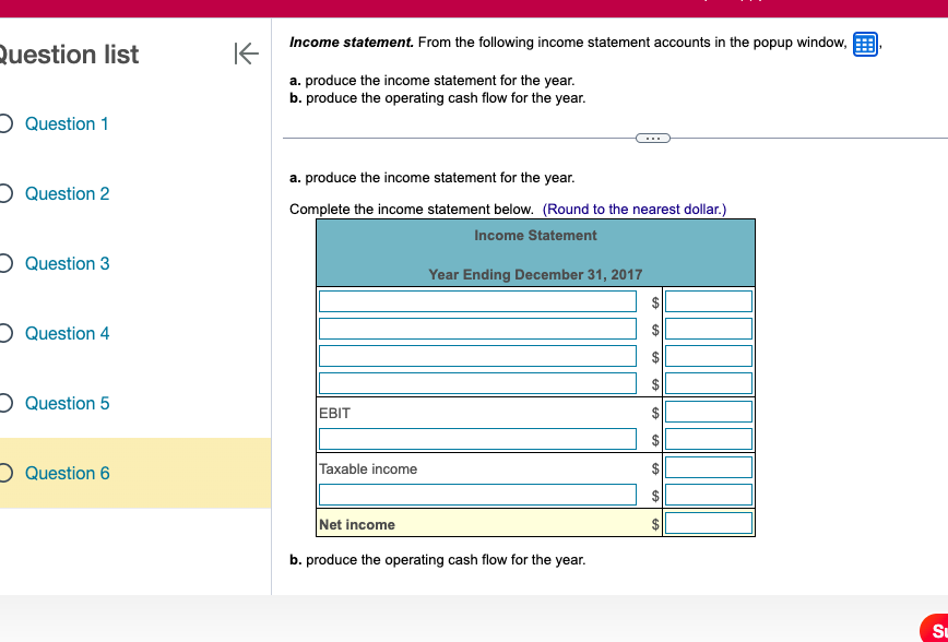 Solved estion list Question 1 Question 2 Question 3 Question | Chegg.com