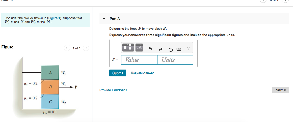 Solved Consider the blocks shown in (Figure 1). Suppose that | Chegg.com