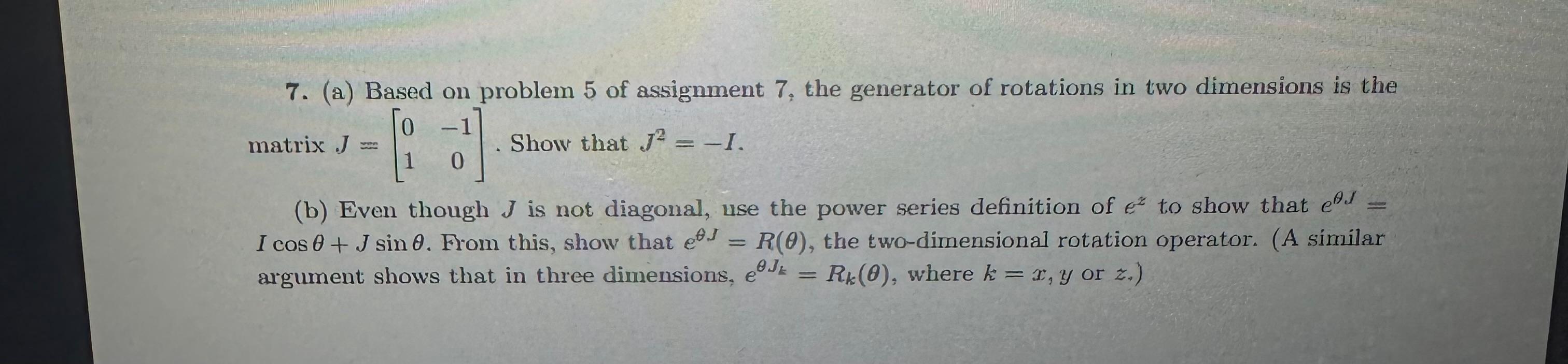 Solved 7. (a) Based on problem 5 of assignment 7 , the | Chegg.com