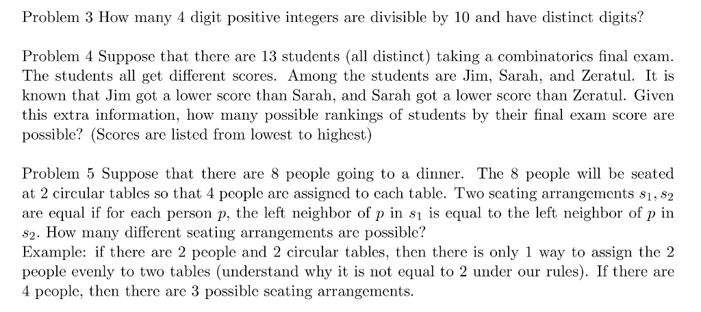 Solved Problem 3 How many 4 digit positive integers are | Chegg.com