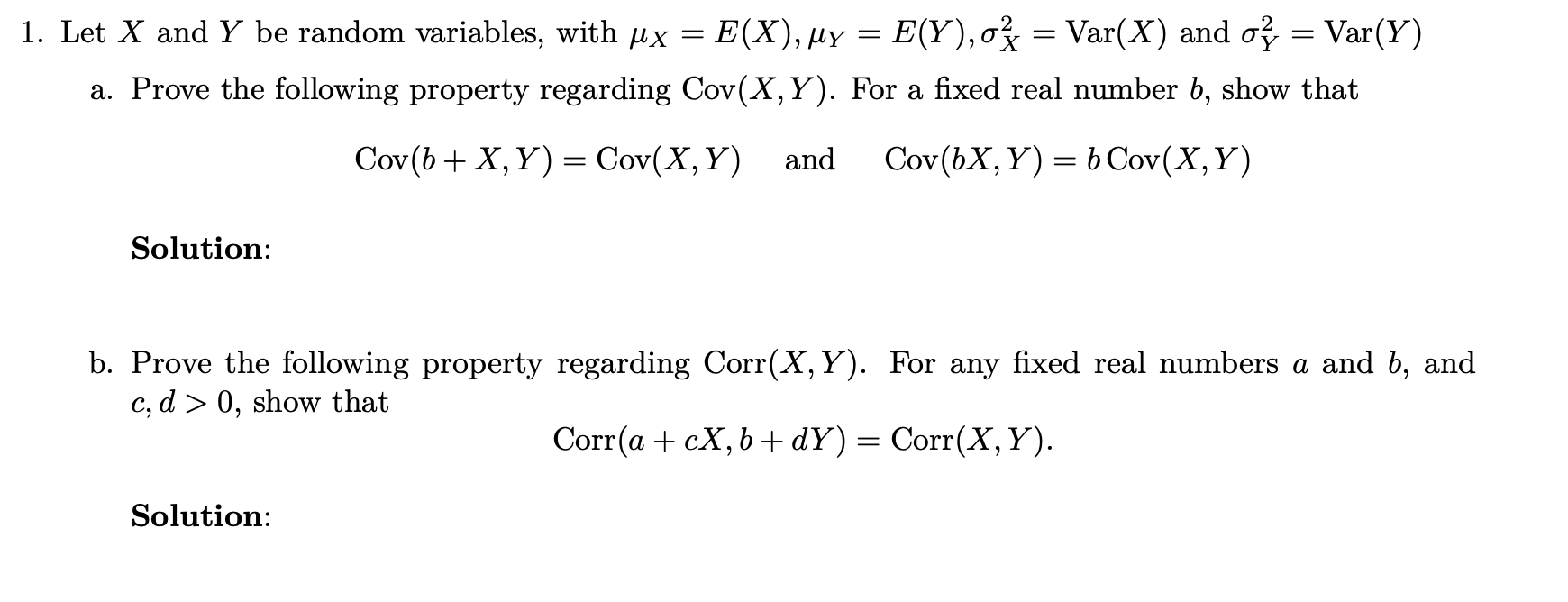 Solved Let X and Y be random variables, with | Chegg.com