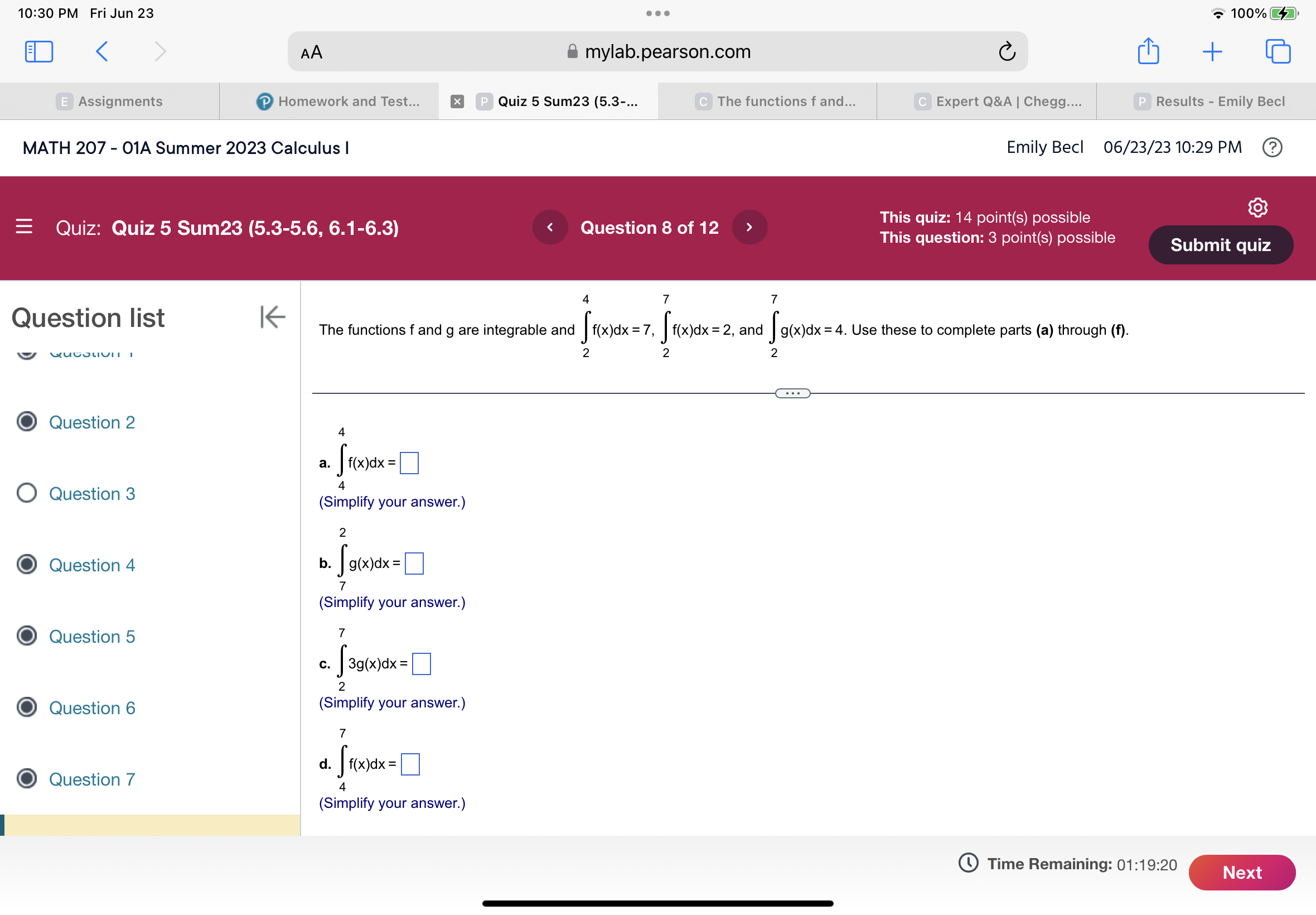 Solved Iestion list खUणOLIVI Question 2 Question 3 Question | Chegg.com Solved Iestion list खUणOLIVI Question 2 Question 3 Question | Chegg.com