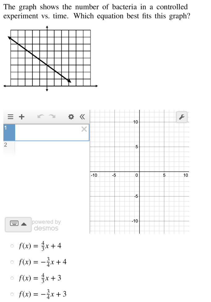 Solved The graph shows the number of bacteria in a | Chegg.com