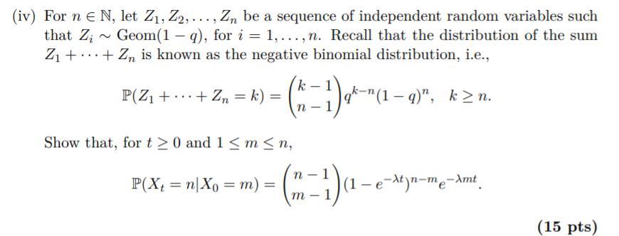 Exercise 2. Consider a bacteria colony where each | Chegg.com