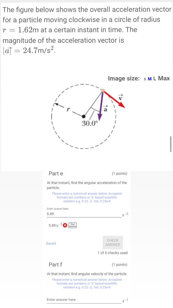 Solved The figure below shows the overall acceleration | Chegg.com