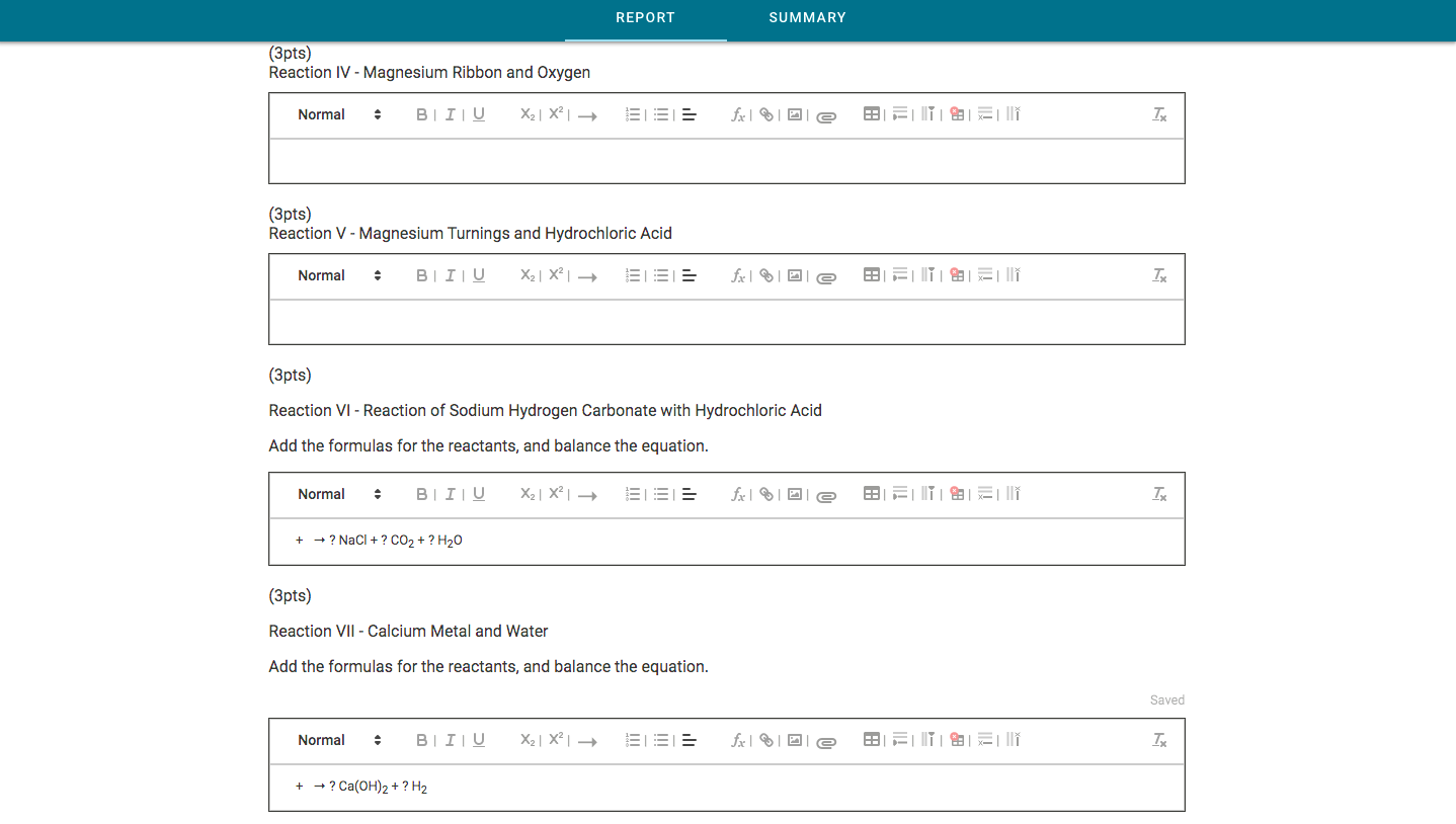 Solved REPORT SUMMARY Data And Report Submission - Types Of | Chegg.com