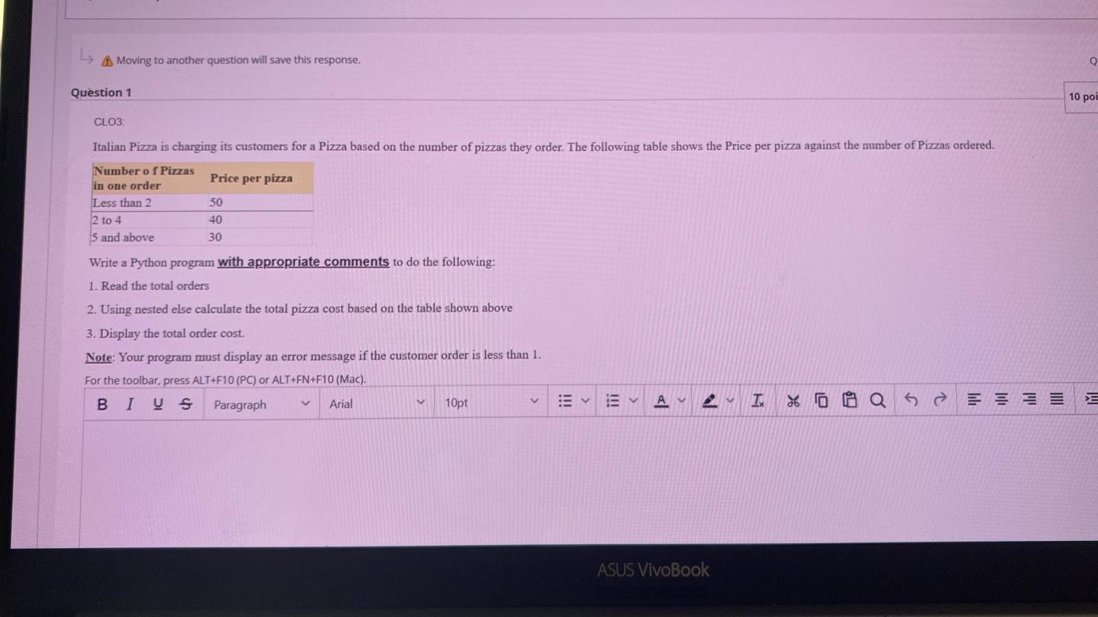Solved Write a Python program with appropriate comments to | Chegg.com