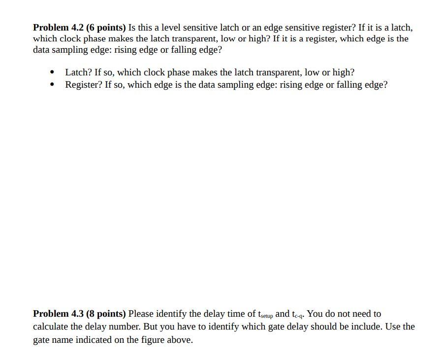 Solved 4. Sequential Logic JACLK CLK Gate 5 D CLK CLK CLK | Chegg.com