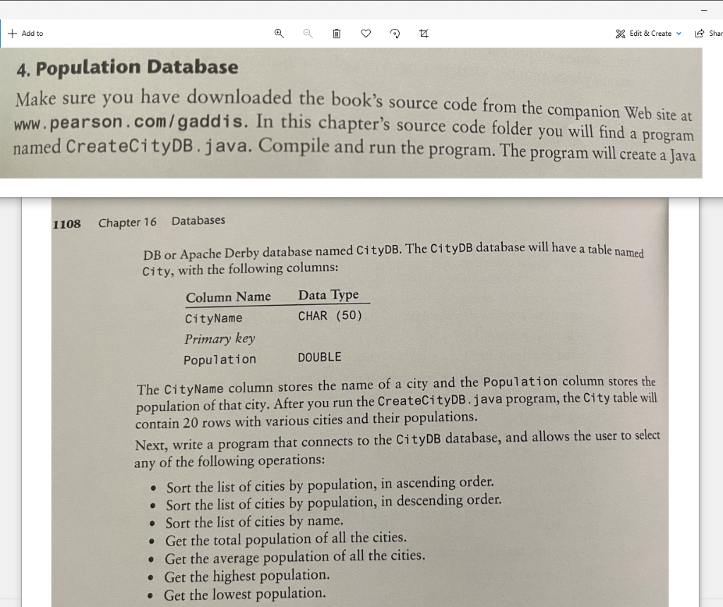 Solved Do Prog Challenge #4 at the end of Chapter 16 | Chegg.com