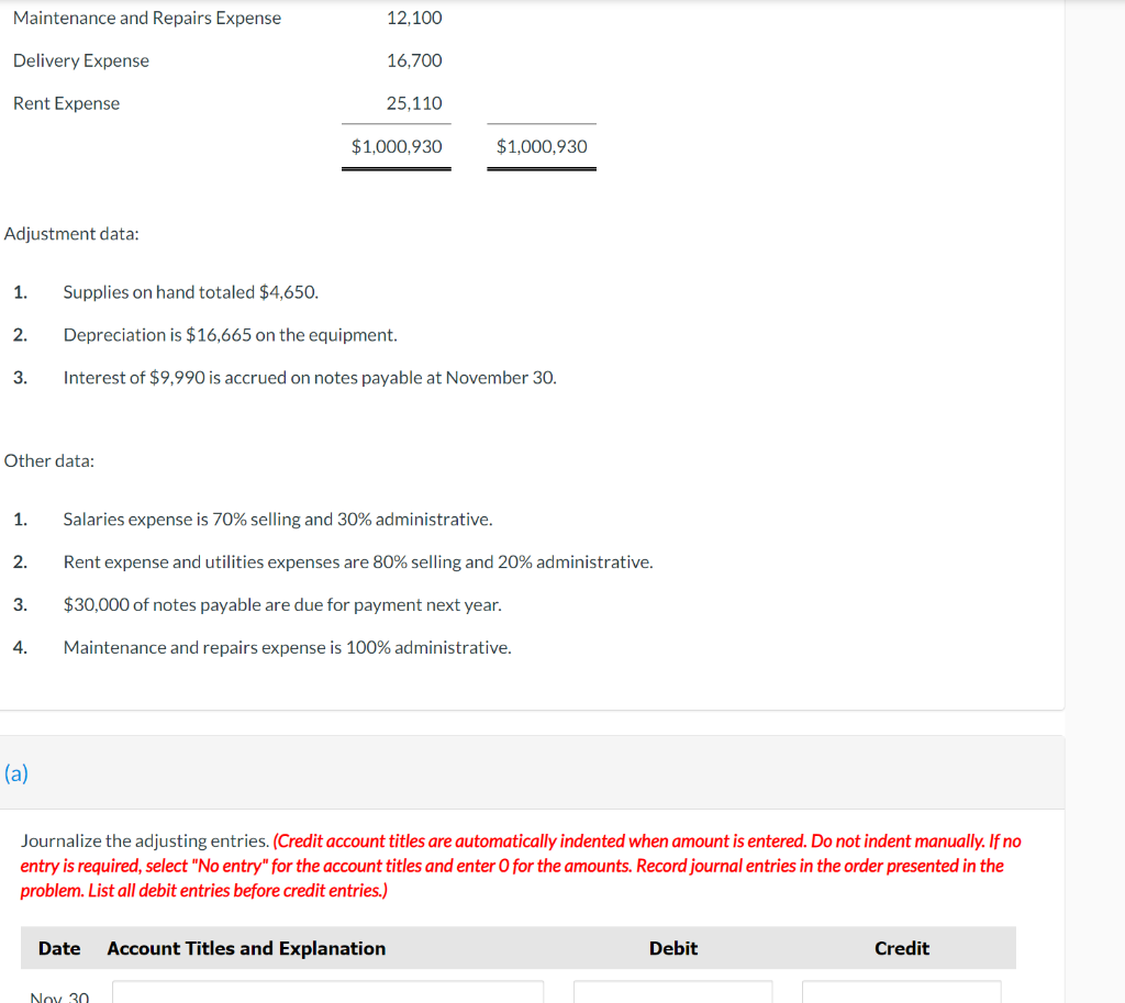 Solved There are two pictures, the maintenance and repairs | Chegg.com