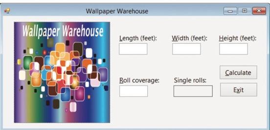 Solved Create a Visual Basic Windows application. Use the | Chegg.com