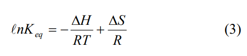 Solved AS == lnk eq AH RT + (3) R In equation (3), what is | Chegg.com