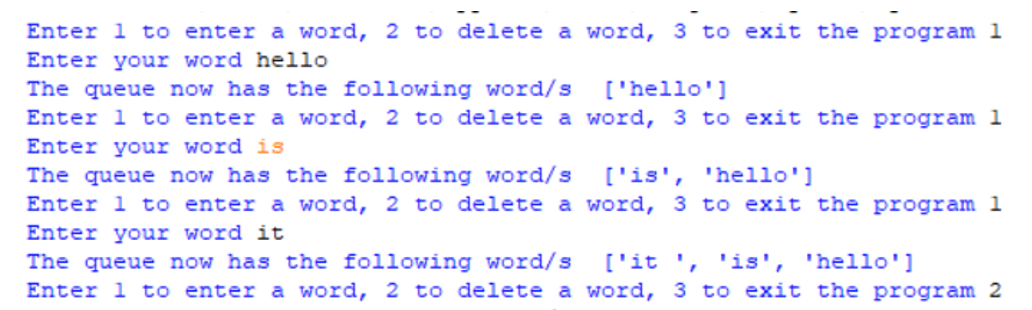 Solved Python Create A Program That Will Prompt The User To Chegg