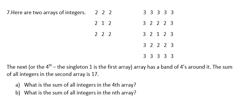 Solved The next (or the 4th - the singleton 1 is the first | Chegg.com