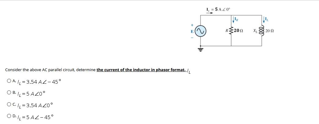 Solved Also, Consider the above AC parallel circuit, | Chegg.com