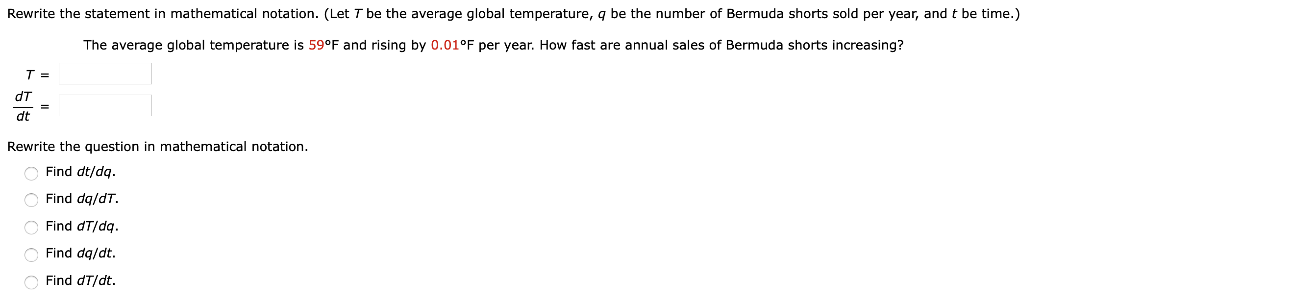 Solved Rewrite the statement in mathematical notation. (Let | Chegg.com