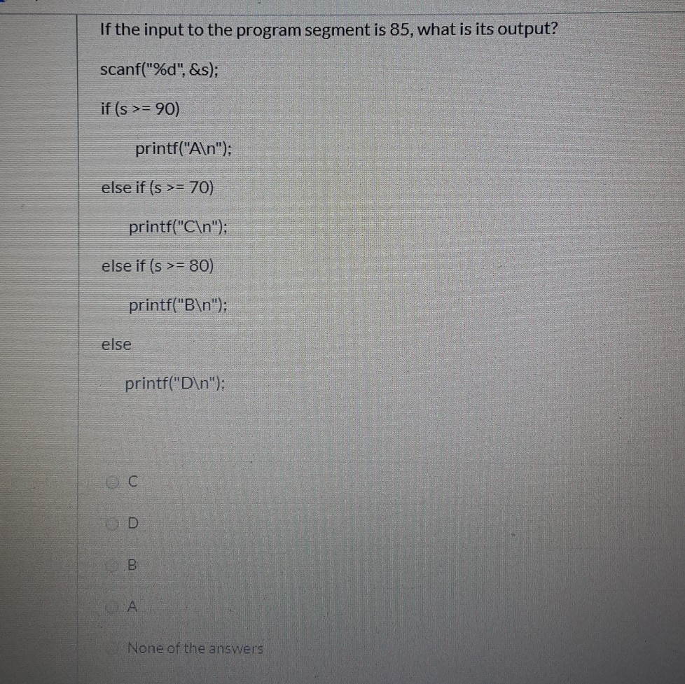 Solved What Will Be The Value Of I After The C Statements At 