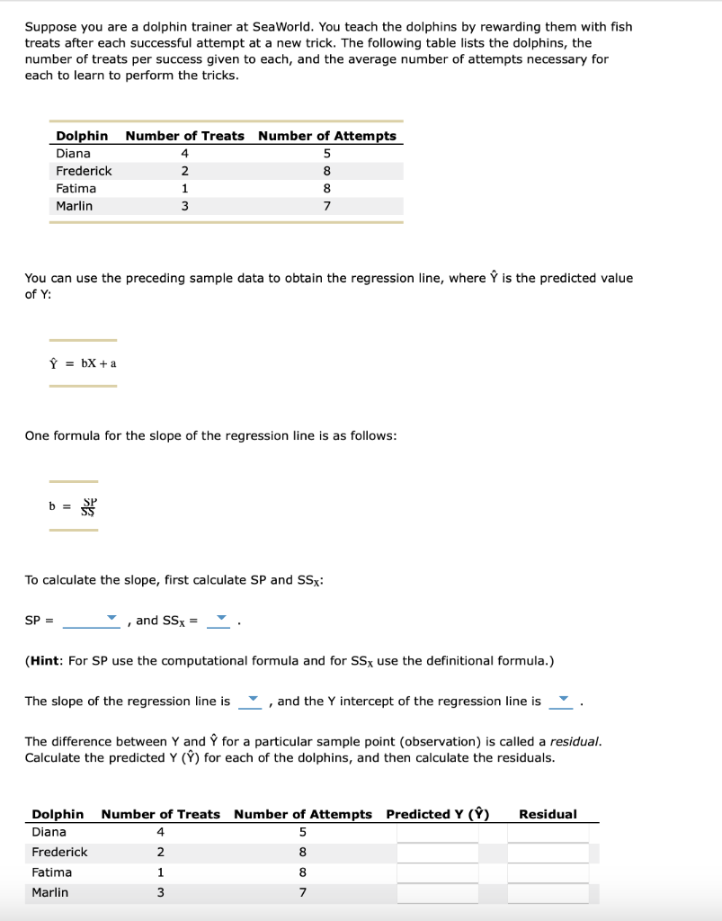 Solved Suppose you are a dolphin trainer at SeaWorld. You | Chegg.com