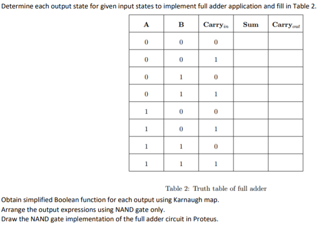 Solved Determine each output state for given input states to | Chegg.com