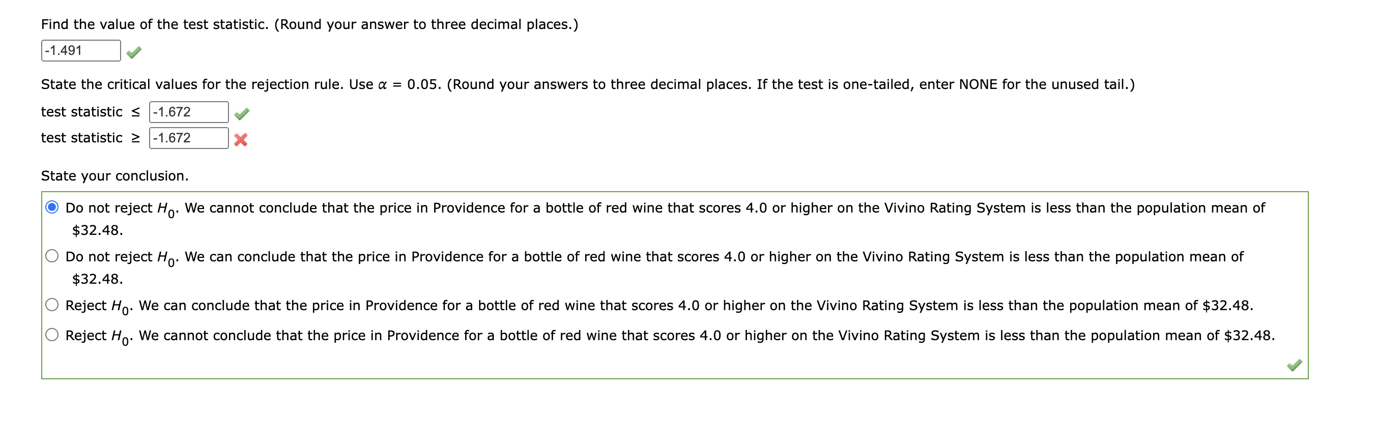 Solved (b) Using the sample from the 59 bottles, what is the | Chegg.com