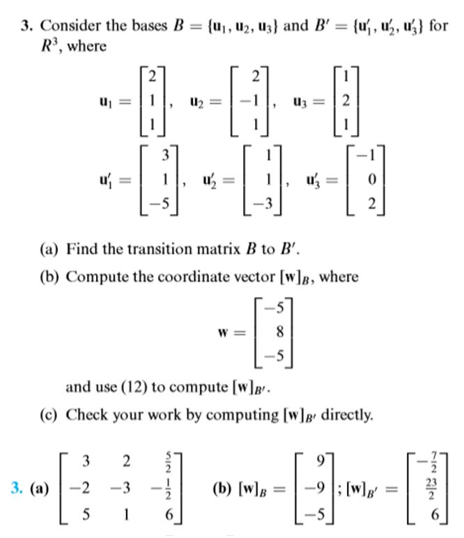 Solved I need help with these 3 linear algebra problems. At | Chegg.com