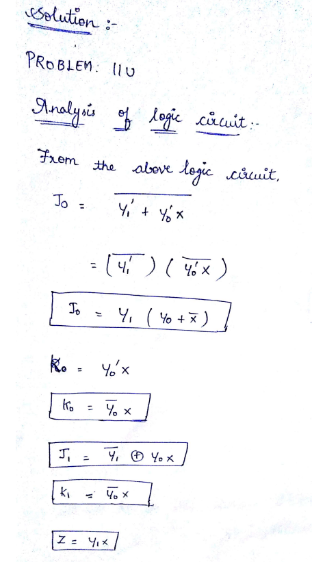 Solved Select the equation that describe next state (Yo*) | Chegg.com