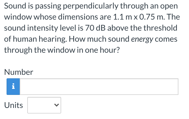 Solved Sound is passing perpendicularly through an open | Chegg.com
