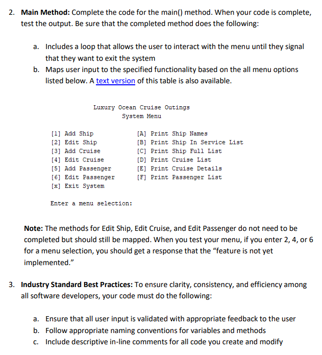 *UPDATED* This is a Java project due this | Chegg.com