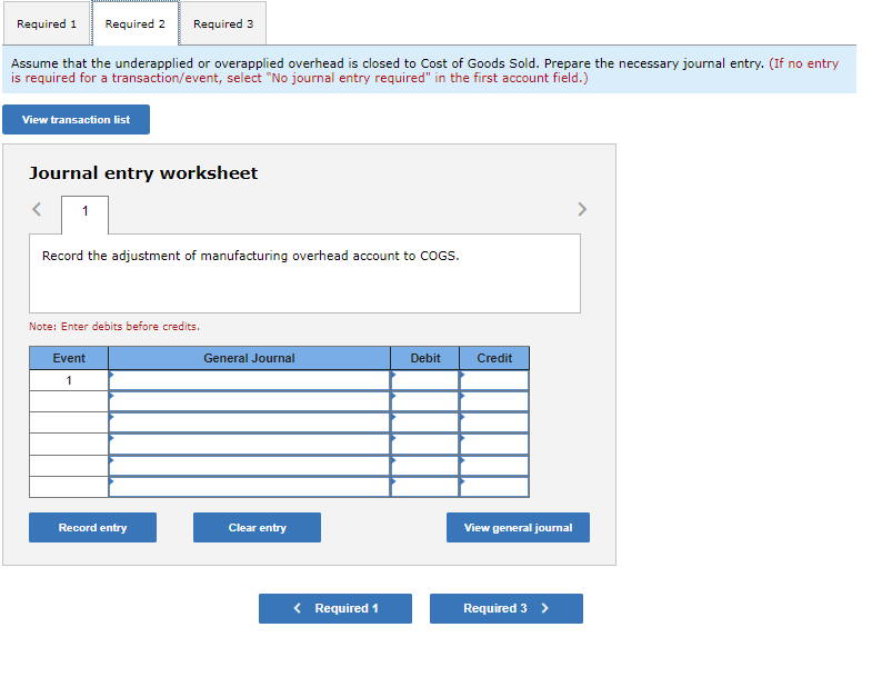 Solved Exercise 3-8 Applying Overhead; Journal Entries; | Chegg.com