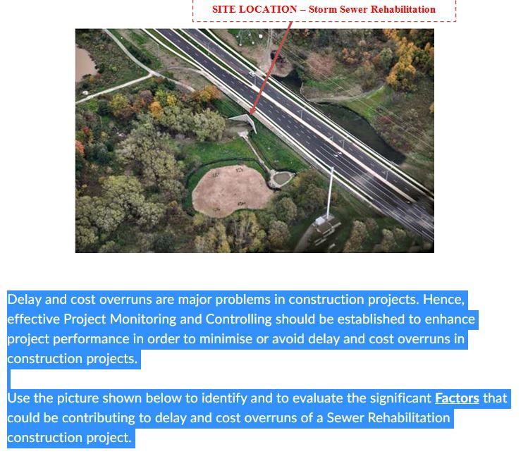 Solved Delay and cost overruns are major problems in | Chegg.com