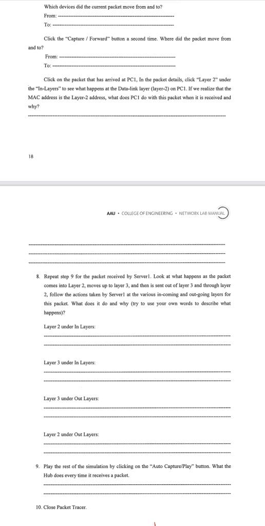Solved Lab Work: Task 1: Simulate a Virtual Network with an | Chegg.com