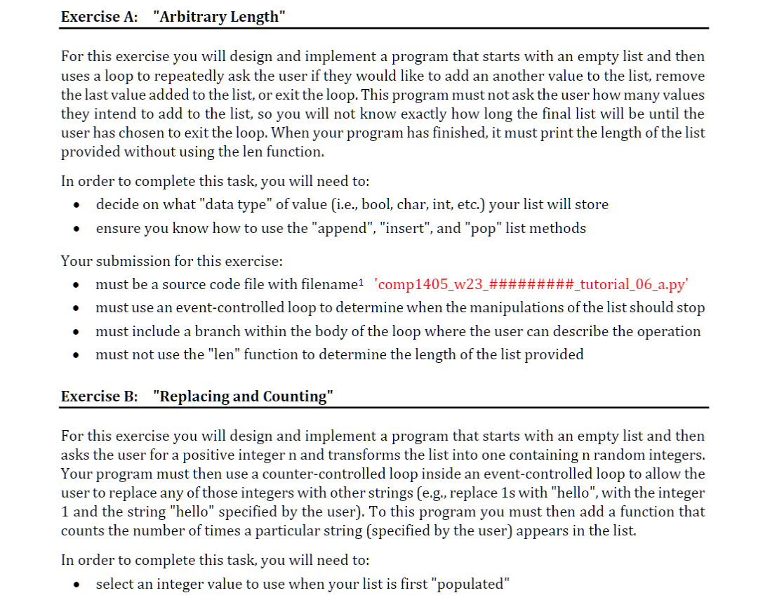 Solved For this exercise you will design and implement a | Chegg.com