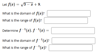 Solved Show me the steps to solve Let f(x)=3-x2+9.What is | Chegg.com